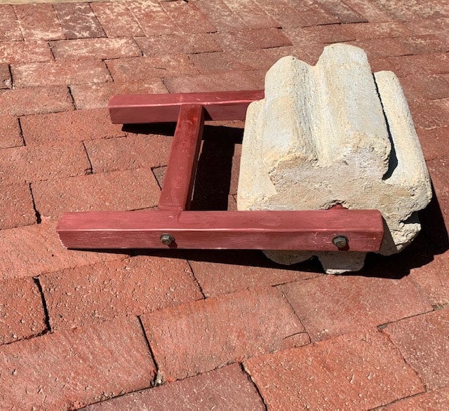 Yard Landscaping Threshing Stone in Concrete | BCWA Market Online